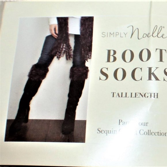 Simply Noelle | Accessories | Nwt Sequin Chalet Boot Cuffs | Poshmark